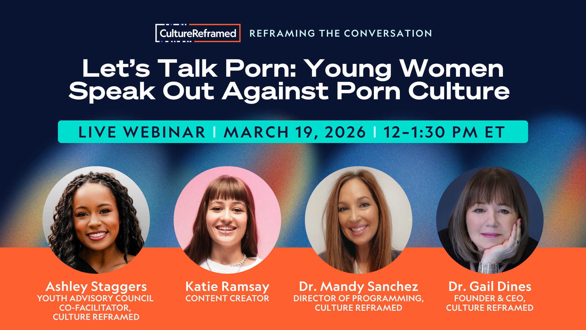 Reframing the Conversation Webinar Series - Culture Reframed